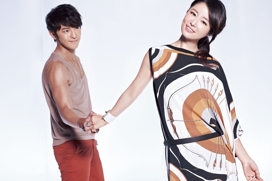 Ruby Lin and Jiro Wang Sizzle in Photo Shoot Promoting Drama Go Go Go - A Koala's Playground